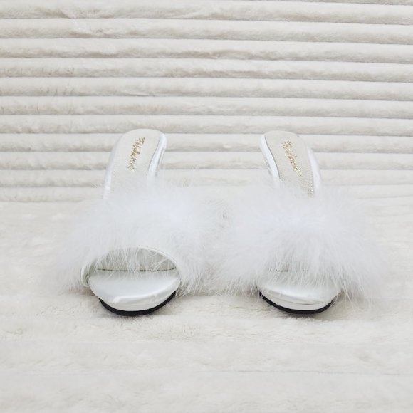 Fabulicious | Shoes | Pleasers Fabulicious Poise Marabou Feather High ...